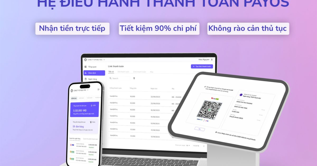 Casso chính thức ra mắt hệ điều hành thanh toán payOS – CASSO LLC
